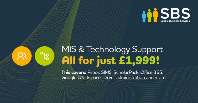 MIS & Technology Support - just £1,999! | School Business Services